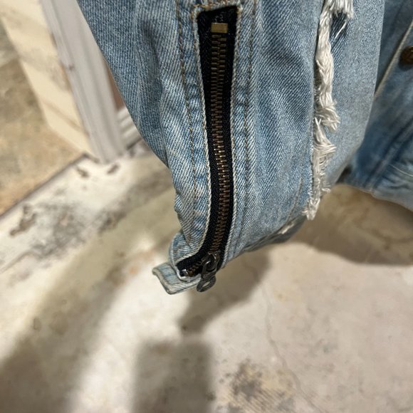 Diamond Plate | Jackets & Coats | Live To Ride Denim Motorcycle Jacket ...
